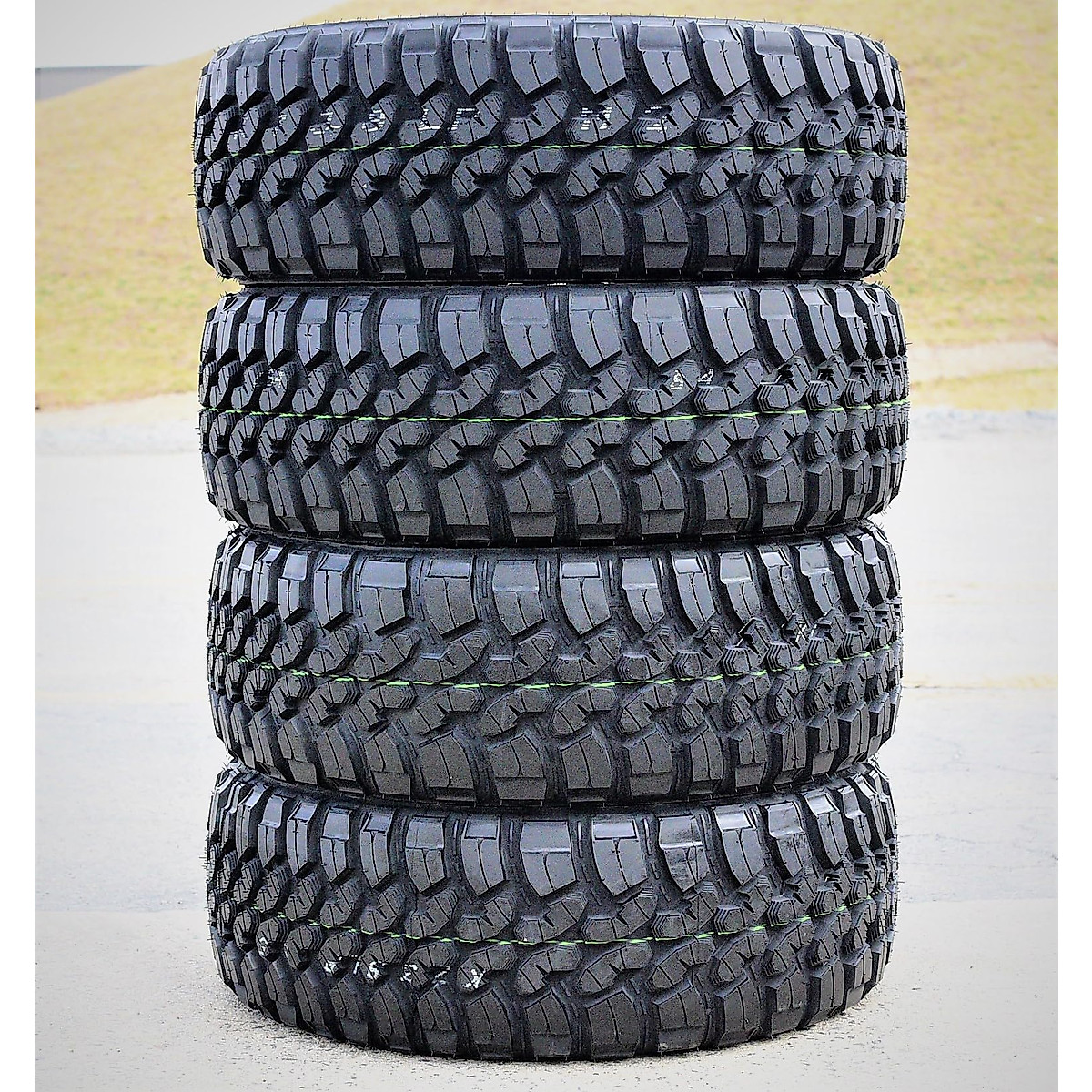 Set of 4 Forceum M/T 08 Plus Mud Off-Road LT235/75R15 Tires - 104/101Q Load Range C 6-Ply BSW