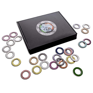 Hexers RPG Status Markers and Spell Effects Damage Template, Track Conditions Effects Spells, Compatible with Dungeons and Dragons D&D DND Pathfinder Role-Playing