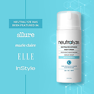 Intensive Bakuchiol Night Cream for Face - Medical Grade Bakuchiol, Vitamin C & 2% Salicylic Acid Moisturizer - Maximum Strength Face Moisturizer for Acne Prone Skin (90+ Day)