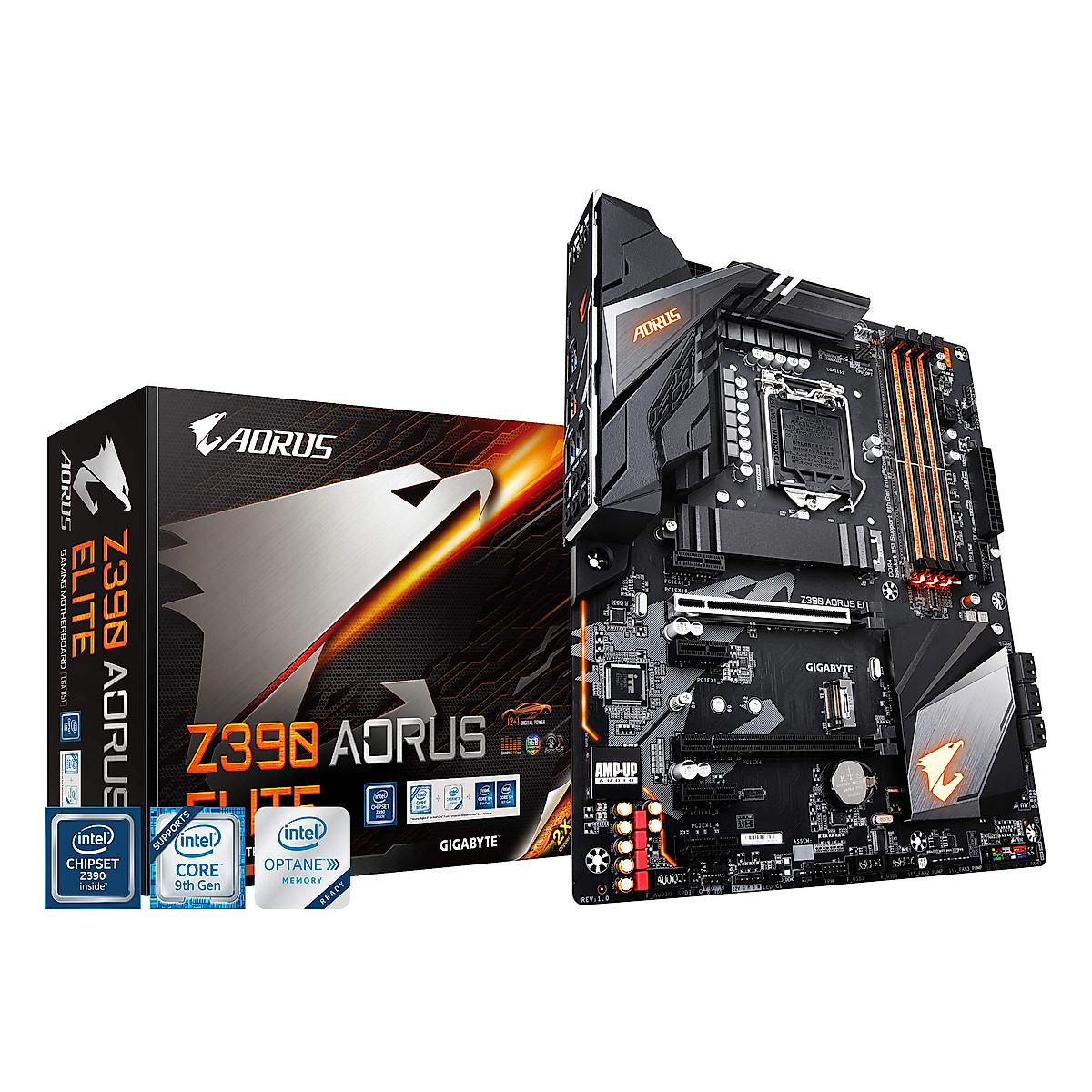 Gigabyte Z390 AORUS ELITE (Intel LGA1151/Z390/ATX/2xM.2/Realtek ALC1220/RGB Fusion/Gaming Motherboard)