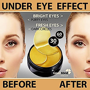 Under Eye Mask Patches Collagen, Gold Eye Patches for Puffy Eyes, Eye Mask for Dark Circle. 24K Gold Eye Mask, Under Eye Gel Pads, Eye Masks for Dark Circles and Puffiness Treatment Eye Masks Skincare