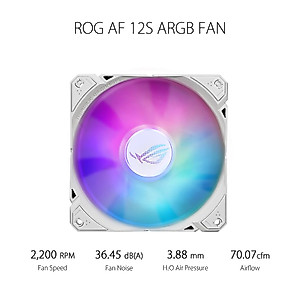 ASUS ROG RYUO III 360 ARGB White Edition All-in-one AIO Liquid CPU Cooler 360mm Radiator, Asetek 8th gen Pump Solution, Anime Matrix™ LED Display and ROG AF 12S ARGB Fan.