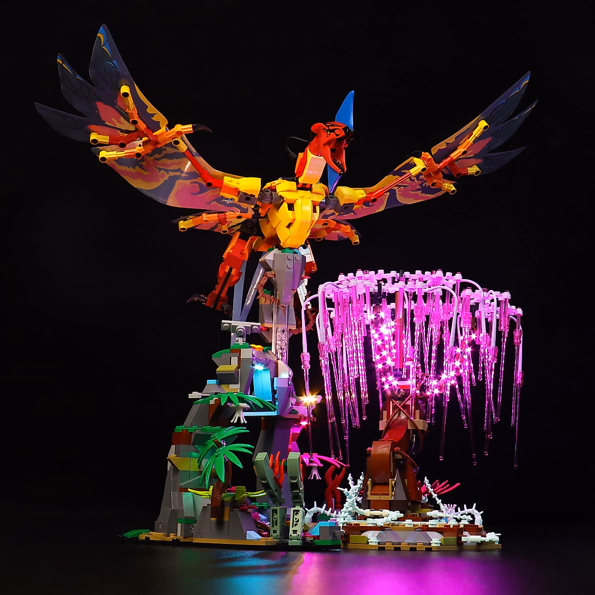 VONADO Led Light Kit Compatible with Lego Avatar Toruk Makto & Tree of Souls 75574 (No Model)，Lighting Kit Compatible with Lego 75574 Building Toys, Creative DIY Light Kit (Standard Version)