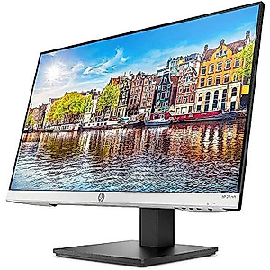 HP New Premium 24mh Series Monitor: 24" FHD IPS Display, Built-in Speakers, VESA Mounting, Height/Tilt Adjustment, HDMI, VGA, DisplayPort, 75Hz Refresh Rate, TF-HDMI Cable