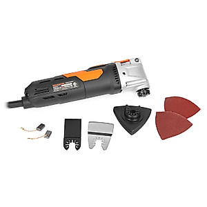 WEN Oscillating Multi-Tool Kit, 3.5A Variable Speed with Accessories and Carrying Case (MT3537)