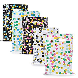 SBOQIXFM 50pcs party gift bags, gift bag for children's birthday and baby christening (round)