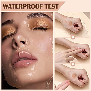 DAGEDA 12 Colors Liquid Eyeshadow Set, 6Pcs Dual-ended Waterproof Matte and Pearl Eyeshadow, Highly Pigmented Neutral Eyeshadow, Long Lasting Quick-Drying Glitter Eye Makeup Set