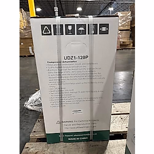 Uhome 120 Pints Dehumidifier with Drain Hose - 6000 Sq. Ft Quiet Dehumidifier for Home, Basements, Storages and Large Rooms with 5L Water Tank