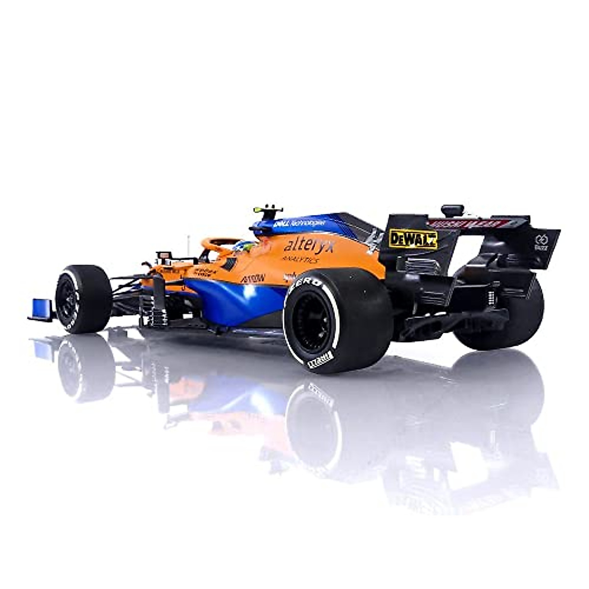 Minichamps 530213304 1:18 Mclaren F1 Team MCL35M-Lando Norris-2nd Place Italian GP 2021 Collectible Miniature Car, Multicoloured