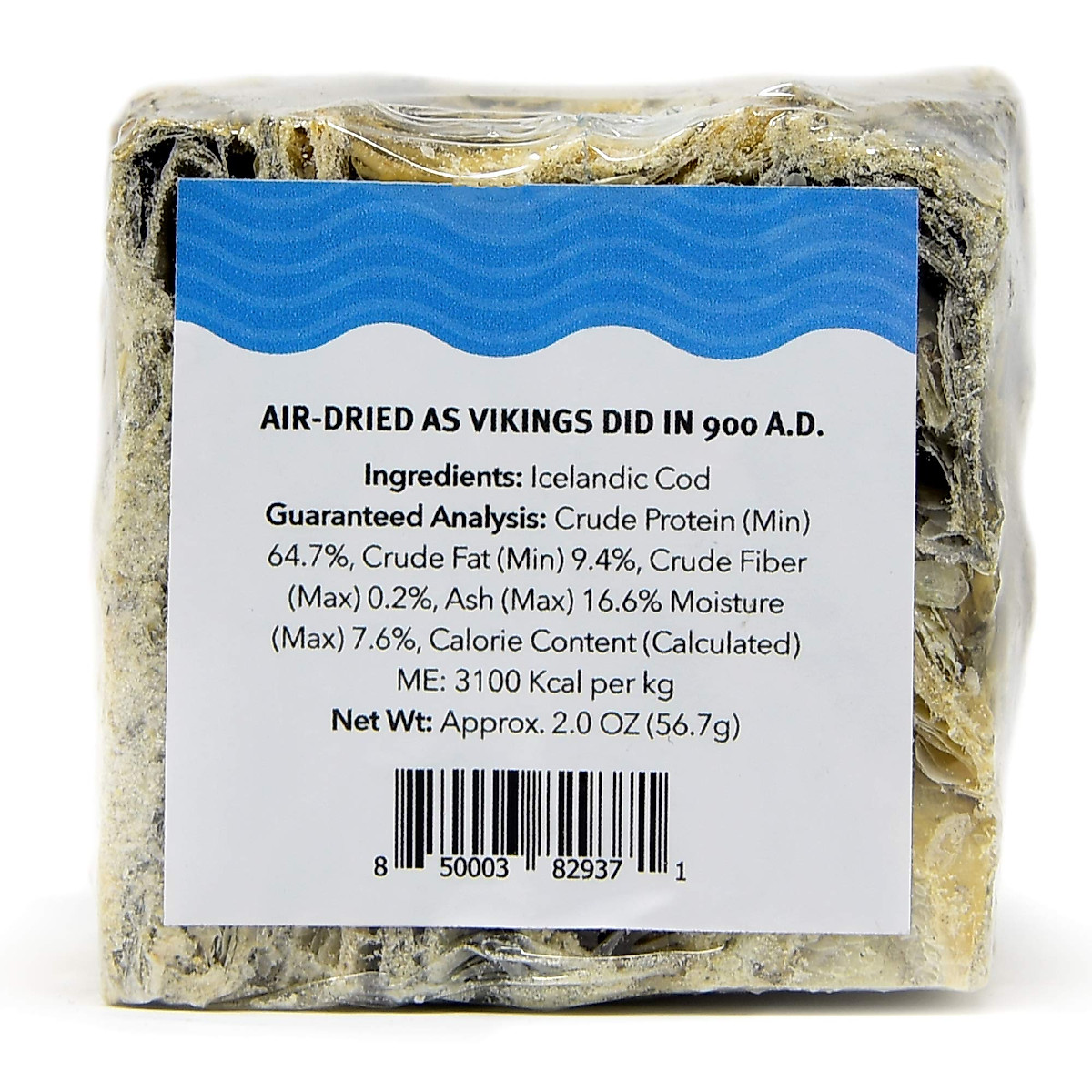 Icelandic+ Large Cod Skin 2" Cube Dog Treat