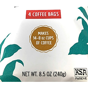 Trader Joes Cold Brew Coffee Bags - 12 Coffee Bags Total - 100% Arabica Coffee, Kilimanjaro Single Origin, Medium Roast
