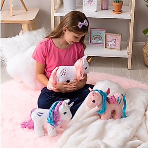 My Little Pony Unicorn and Pegasus Plush - Firefly - Collector Plushie, Retro Stuffed Toy Animal, Kid, Toddler, Girl, Boy, Mom, Birthday, Ages 3+