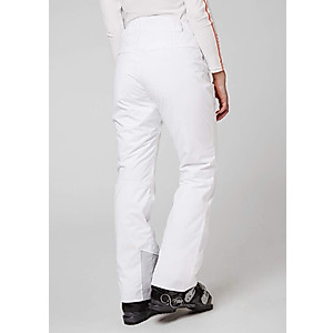 Helly-Hansen Womens Legendary Insulated Waterproof Ski Pant, 001 White, Small
