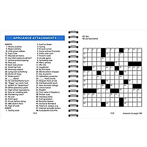 Brain Games - Large Print Crossword Puzzles (Purple)