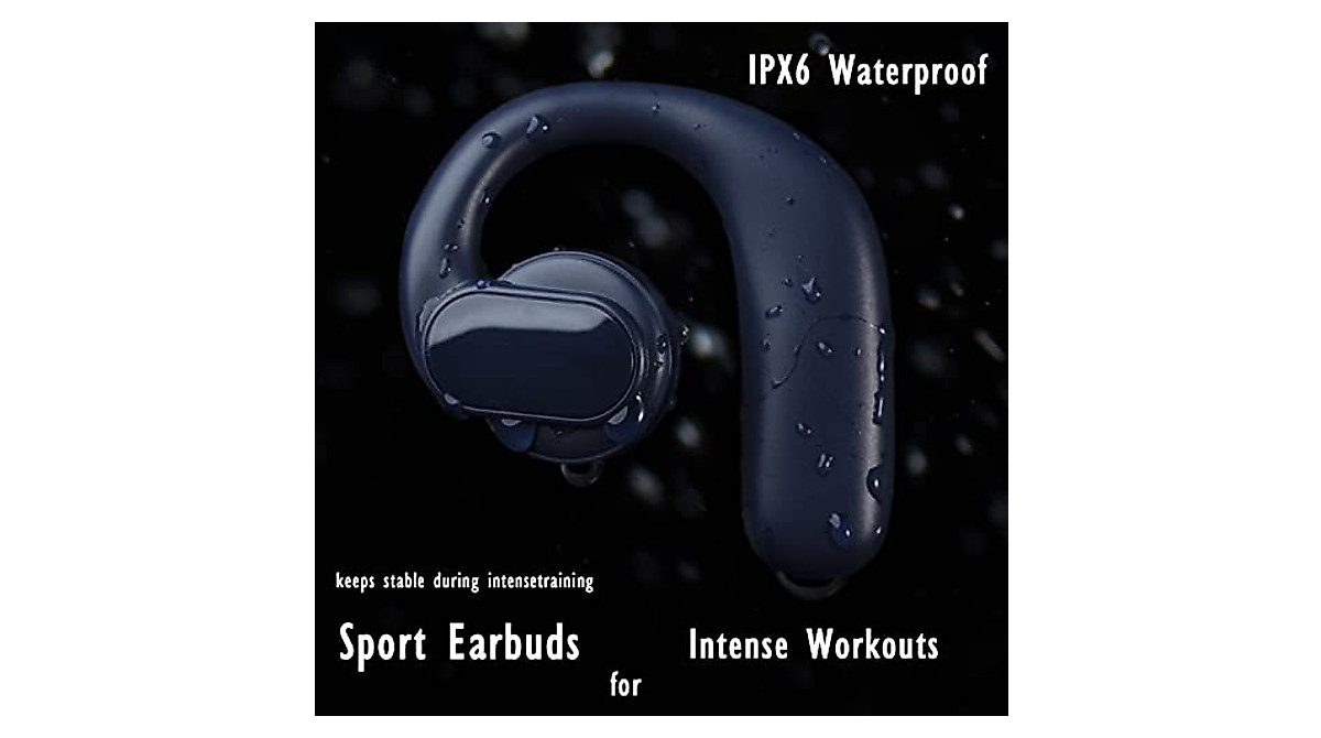 Wireless Bone Conduction Headphones - Open Ear, Lightweight & Safe