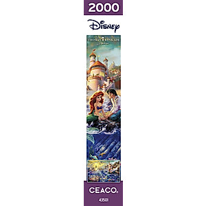 Ceaco - Thomas Kinkade - Disney Dreams Collection - The Little Mermaid - 2000 Piece Jigsaw Puzzle