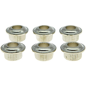 Dopro Metal Nickel 10mm Guitar Tuners Conversion Bushings Ferrules for Vintage Guitar Tuning Keys
