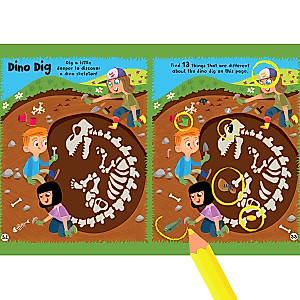 Totally Awesome Spot the Difference - Spot the Difference Puzzles and Other Fun Activities