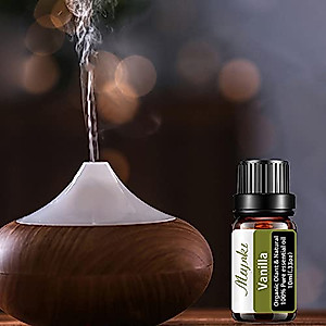 Vanilla Essential Oil Organic Olant & Natural 100% Pure Vanilla Oil - Perfect for Diffuser, Humidifier, Massage, Skin & Hair Care-10ml