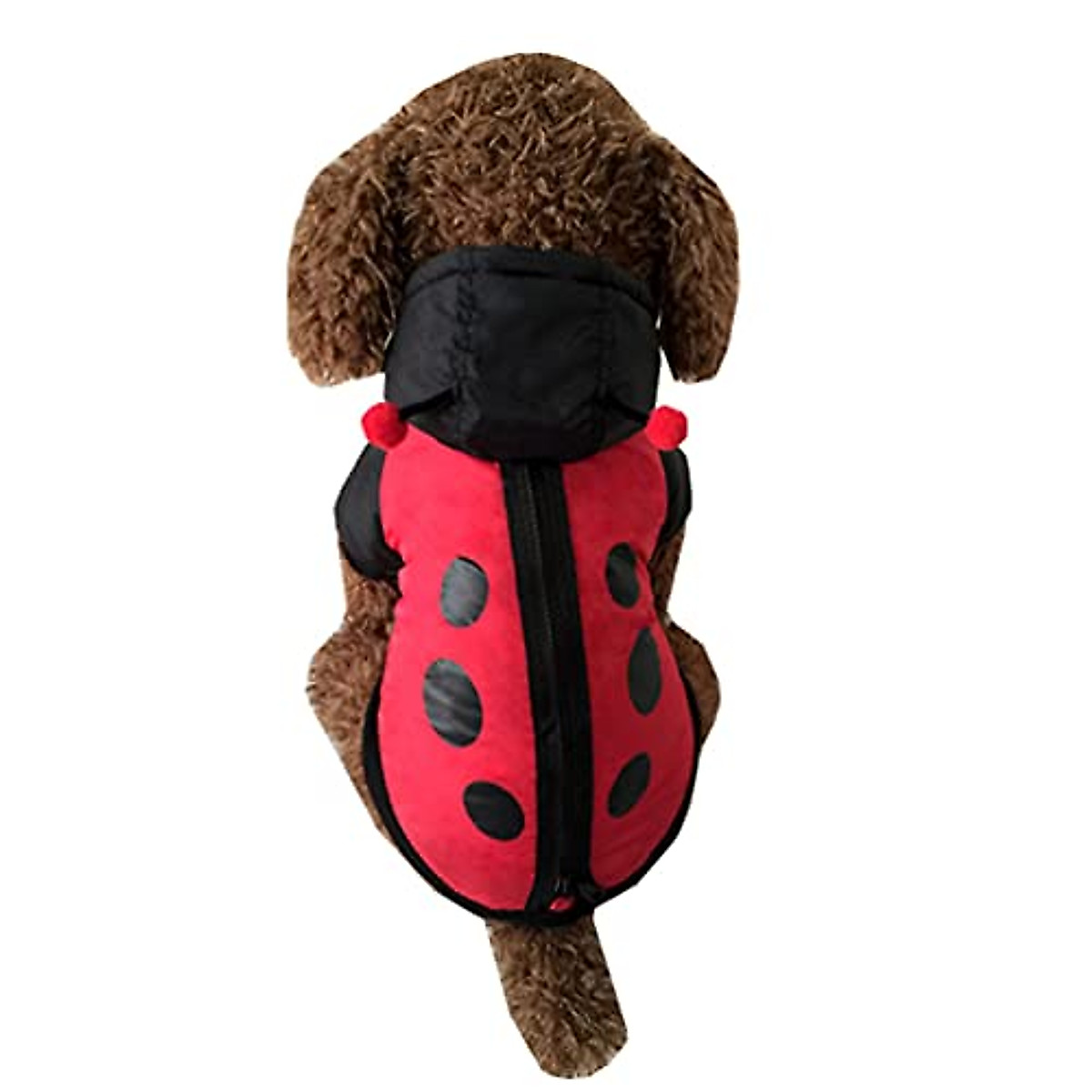 Halloween Pet Costume Ladybug Dog Costumes Dogs Hoodies Outfits Pet Cosplay Clothes for Pet Small Medium Dogs Cats Party Decoration Halloween Dog Hoodie Clothes