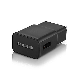 Samsung Fast Adaptive Wall Adapter Charger Plug Compatible for Galaxy S10 S9 Plus Note 9 S8 Note 8 EP-TA20JBE - 6 Foot Type C USB Cable and OTG Adapter - Black