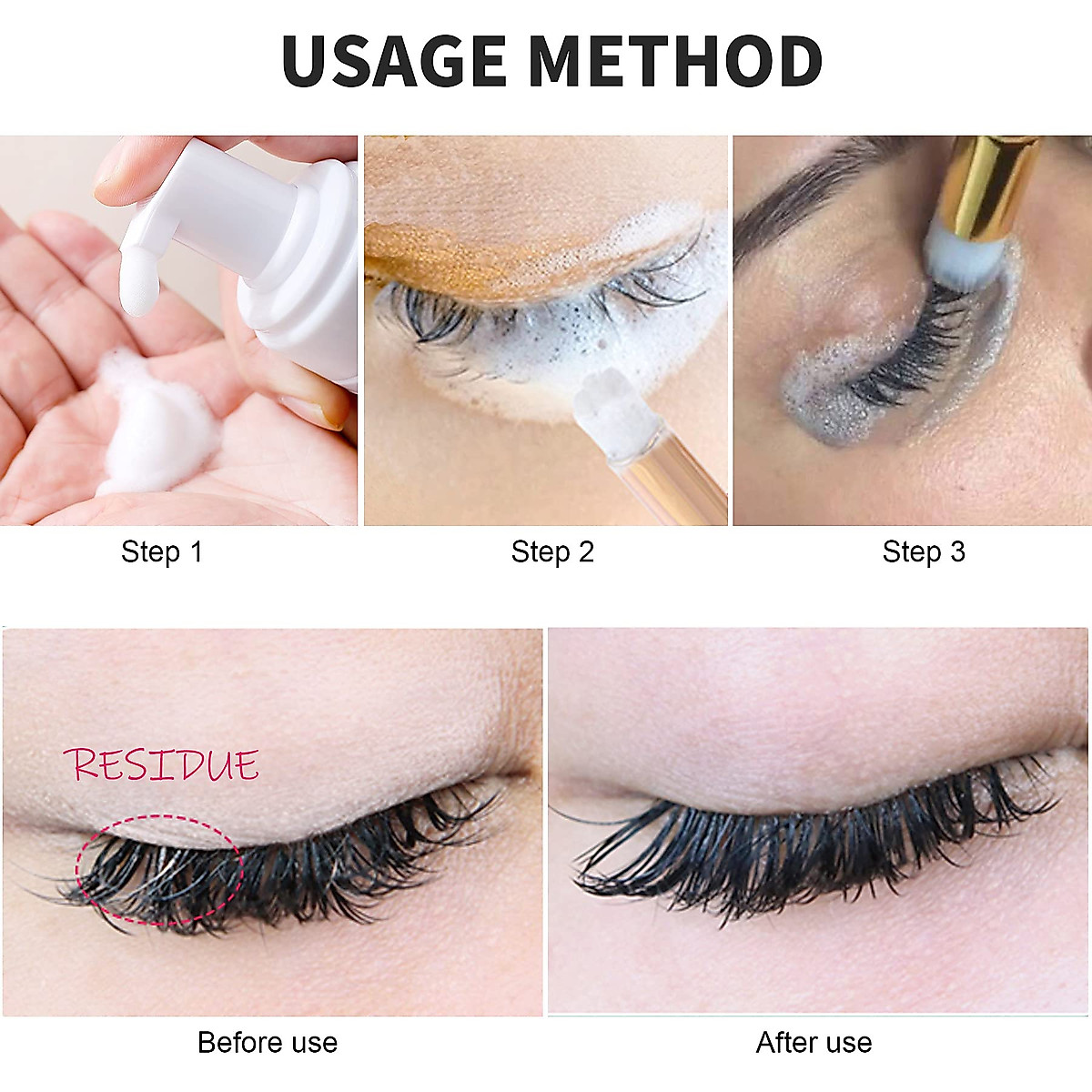 4 Pcs Lash Shampoo Brushes, Peel Off Blackhead Brush Remover Tool, Nose Pore Deep Cleaning Brush, Facial Cleansing Brushes, Eyelash Extensions Blackhead Brush Washing Brush