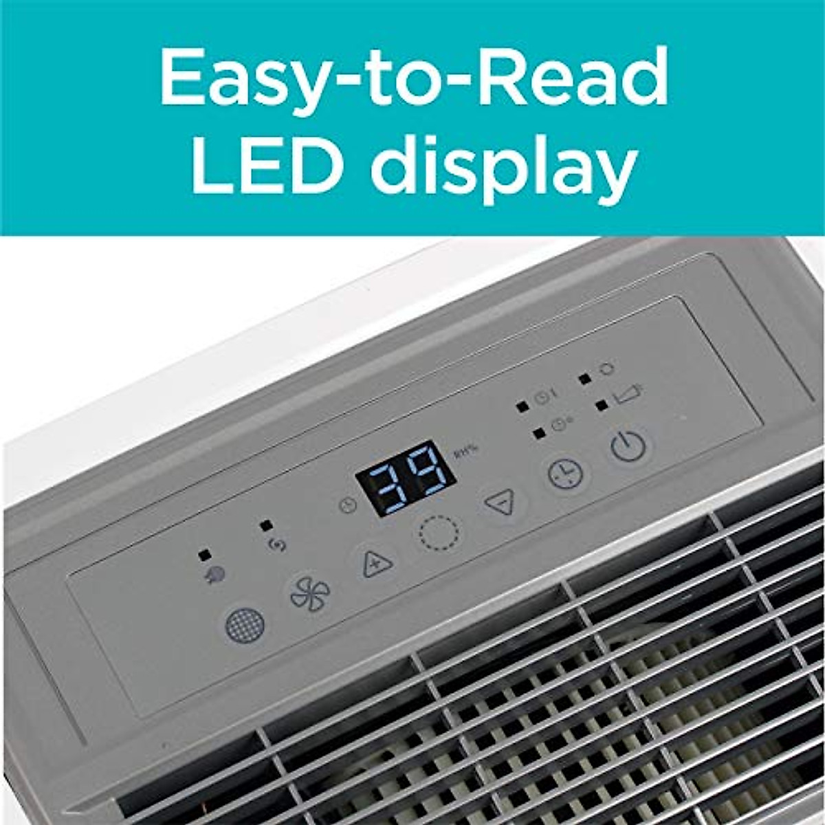 BLACK+DECKER 3000 Sq. Ft. Dehumidifier for Large Spaces and Basements, Energy Star Certified, BDT30WTB , White