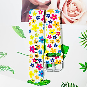 XINGMALY 6 Pack Compatible with Verizon Gizmo Watch 3/Gizmo Watch 2/Gizmo Watch 1 Smart Watch Bands for Kids Boy Girl, 20mm Soft Silicone Pattern Floral Strap Bands for Verizon Gizmo Watch 3 Watch