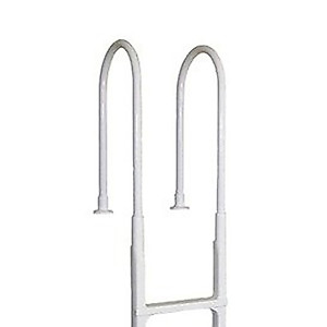 Main Access 200300 ProSeries Above Ground Pool Step Ladder, White