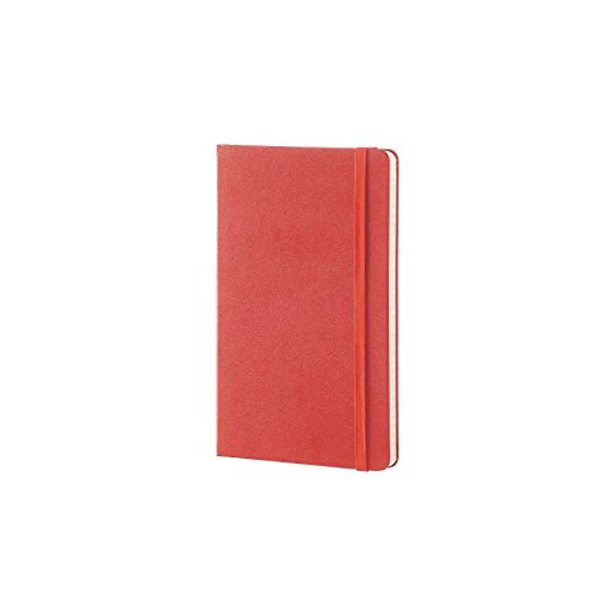 Moleskine Classic Notebook, Large, Plain, Coral Orange, Hard Cover (8051272893694)