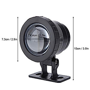 LIYJTK Underwater lamp,RGB LED Underwater Light Waterproof Multi-Color for Outdoor Garden Spotlight Landscape Fountain(10W Black)
