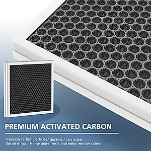 E-300L Replacement Filt-er Compatible with MOOKA and MOOKA FAMILY, H13 True HEPA Filt-er Replacement for Large Room （2 Pack）