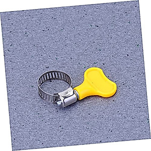 TEHAUX 100pcs Worm Drive Clamp Gear Clamp Gears Gears Gears Hose Band Hose Clip Drive Pipes Heavy Duty Clamps Worm Clamp Hose Clamps Stainless Steel Home Use Clamp American Style Pipeline