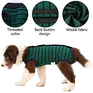 ZIMAOSHAN Recovery Suit for Dogs - Onesie for Small Medium Dogs Recovery Suit for Female Male,Substitute E-Collar & Cone