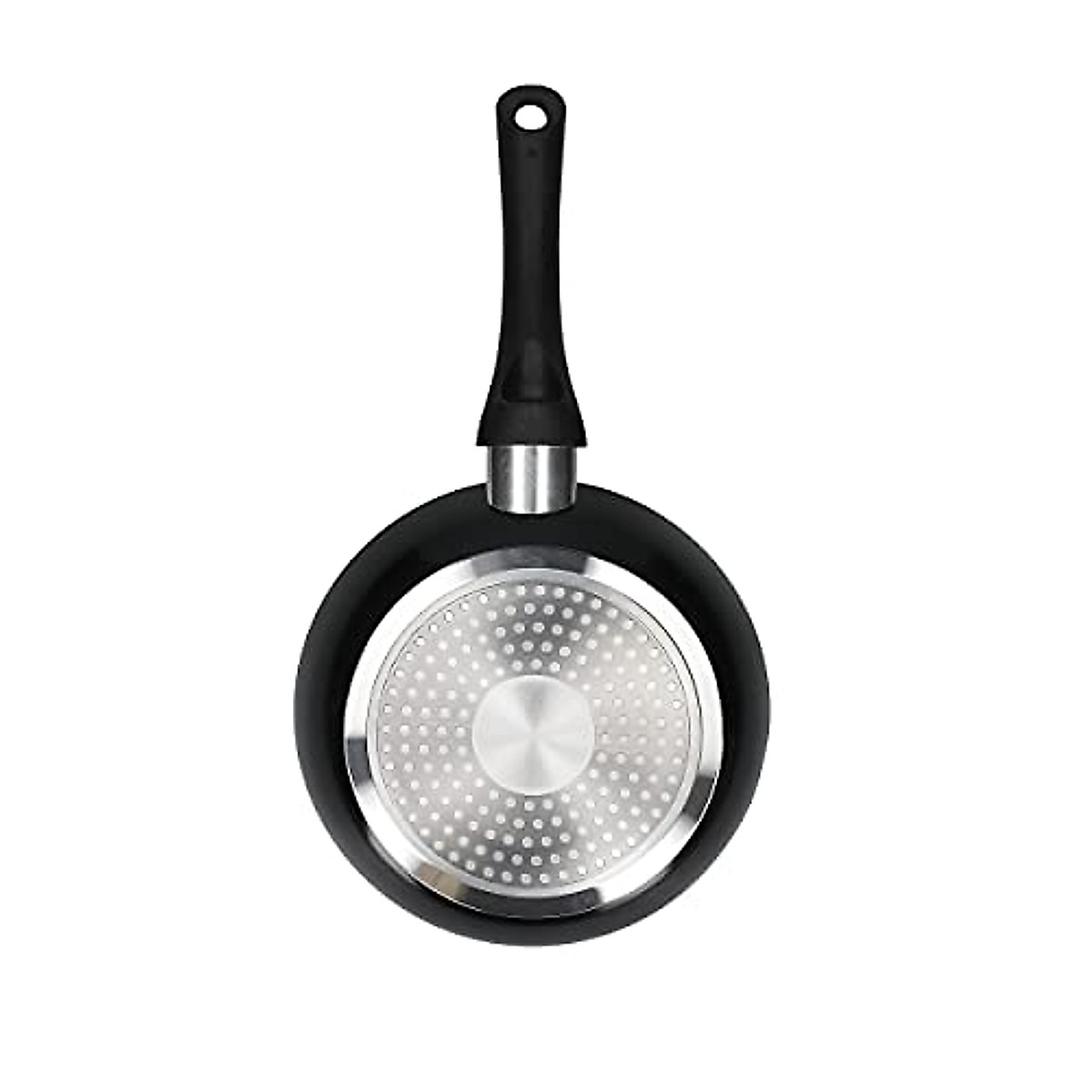 MasterClass Can-to-Pan Ceramic Eco Non-Stick Frying Pan Set, Made from 70% Recycled Aluminium, 20 cm / 28 cm 2-Piece Set,Black