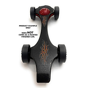 Maximum Velocity Pine Derby Car Kit | Derby Car Kit Includes Speed BSA Wheels, Axles, Graphite & Tungsten Weight | Maxinator Pinewood Car