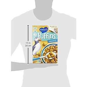 Barbara's Puffins Original Cereal, Non-GMO, Vegan, 10 Oz Box (Pack of 6)