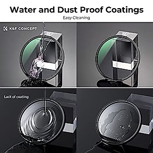 67mm Circular Polarizers Filter, K&F Concept 67MM Circular Polarizer Filter HD 28 Layer Super Slim Multi-Coated CPL Lens Filter (Nano-X Series)