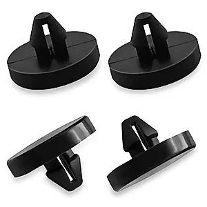 QUICTO 4 PCS Brake Pedal Stop Pad, Brake Pedal Brake Light Switch, Brake Switch Stop, Automotive Truck Automotive Brake Pedal Pad, Clutch Pedal Brake 90541-06036 (Black)