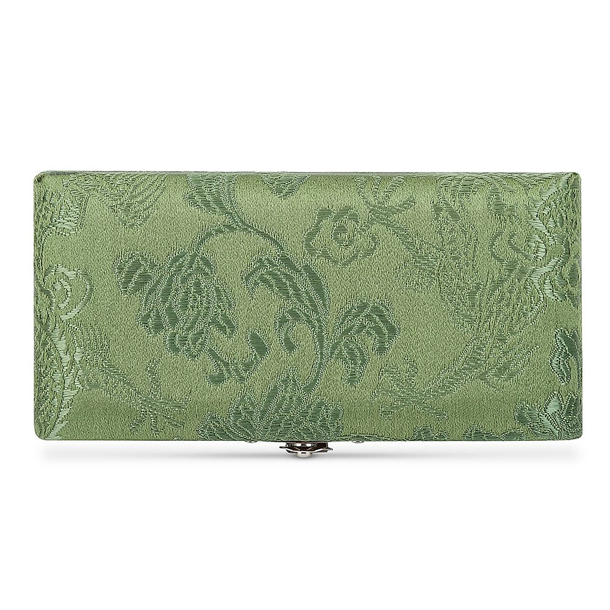 Oboe Case, Wooden & Silk Cloth Cover Oboe Storage Holder Box Protector Bag for 3pcs Oboe Reeds