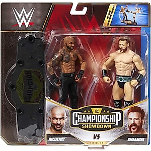 Mattel Sheamus vs Ricochet Championship Showdown 2-Pack 6-inch Action Figures Monday Night RAW Battle Pack for Ages 6 Years Old & Up