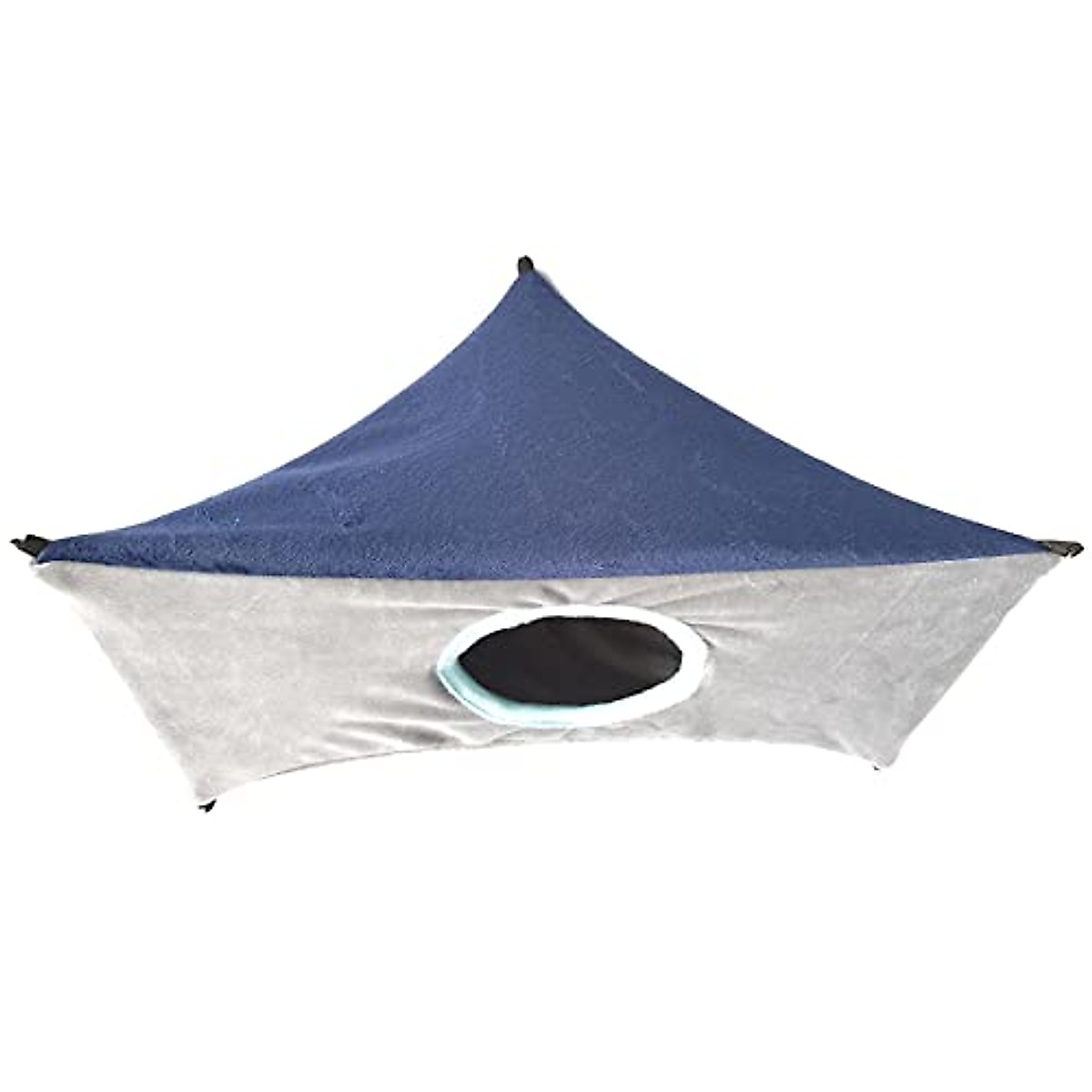 VEDEM Guinea Pig Hideout Cage Corner Cave Warm Hideouts for Small Animals, Guinea Pigs, Chinchilla, Rats, Ferrets (Navy)