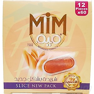 MIM hair remover, 100% natural, Slice new pack, 60-gram box (pack of 12)