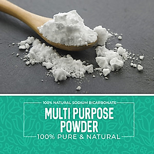 Sodium Bicarbonate 2lb, Baking Soda for Cleaning and Baking, Aluminum Free Baking Soda for Pool, Bicarbonate of Soda, Pure Baking Soda Powder, Bulk Baking Soda Food Grade, Sodium Bicarbonate Powder