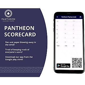 Weighted Heavy Deck of Cards Ideal for Outdoors | Wind-Resistant Waterproof Playing Cards | Thick Plastic Protected Poker Cards (Midnight Blue)