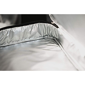 Stack Store Plus More Insulated Casserole Carrier for Hot or Cold Food, Lasagna Holder for Picnic, Potluck, Cookout - Fits 9” x 13” and 11” x 15” Baking Dish – Expandable Double Thermal Bag in Gray