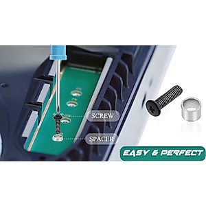 LeFix Screw Spacer Screwdriver Kit Compatible with Sony PS5 Internal SSD Storage Upgrade