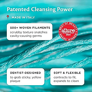 Cocofloss Woven Dental Floss, Travel Sampler, Dentist-Designed Oral Care with Coconut Oil, Waxed, Vegan, Kid-Friendly, 4 Minis in Mint, Coconut, Orange, Strawberry (8 yd Each)