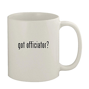 Knick Knack Gifts got officiator? - 11oz Ceramic White Coffee Mug, White