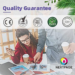 NEXTPAGE Compatible LC75 Ink Cartridges Replacement for Brother LC75 LC71 LC79 XL LC-75 LC LC-71 LC-79 XL Use in Brother J6910CDW J6710CDW J5910CDW J825N J955DN J955DWN J705D J705DW J710D Printer